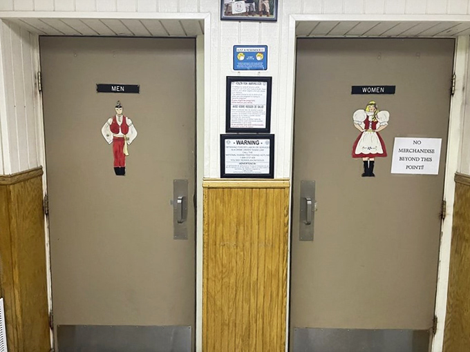 Even the restrooms embrace Czech heritage &ndash; a charming touch that shows this place knows exactly what makes it special.