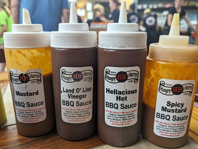 The sauce lineup at Hungry Harry's is like the Avengers of condiments&mdash;each with its own superpower, ready to transform your meal into something legendary.