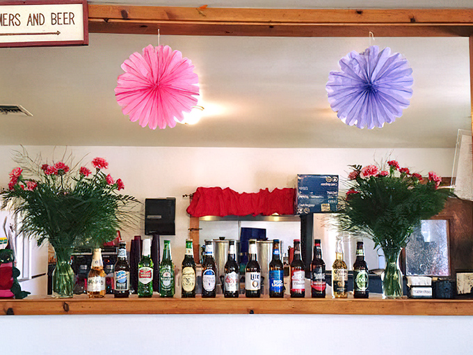 The nerve center where magic happens, proving great food doesn't need a fancy open kitchen concept.