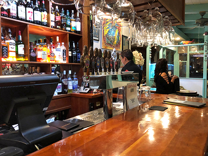 Behind the scenes, Fishwife's efficient service counter keeps the magic flowing from kitchen to table with practiced coastal hospitality.