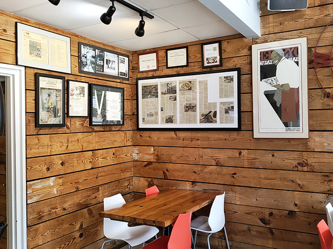 Maritime decor creating authentic coastal atmosphere without the touristy gimmicks or overpriced nautical nonsense everywhere.