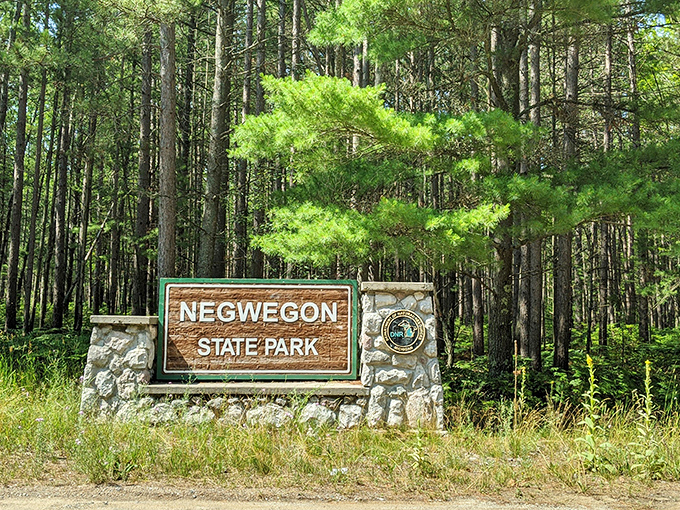 The entrance sign doesn't scream "tourist attraction," and that's precisely why those in the know treasure this park so deeply.