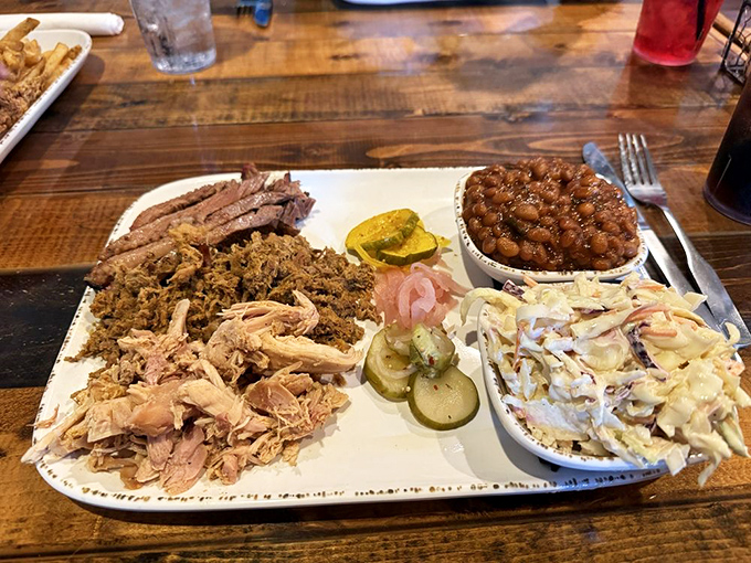 The barbecue sampler plate &ndash; for when making decisions feels too much like work and you'd rather just say "yes" to everything.