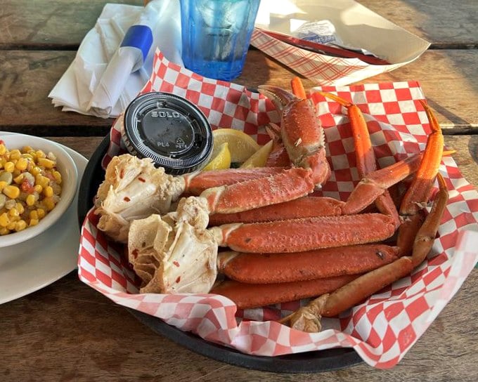 Snow crab legs – the seafood that makes you work for it, but rewards your efforts with sweet, tender meat that's worth every crack and pick.