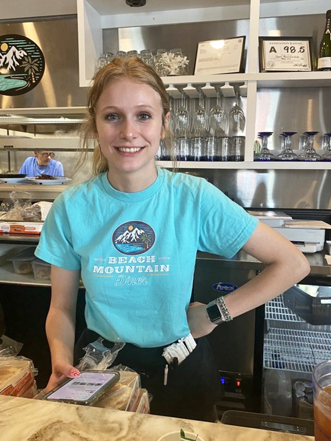 The staff wears their Beach Mountain pride with the same enthusiasm they bring to making sure your coffee cup never reaches empty.