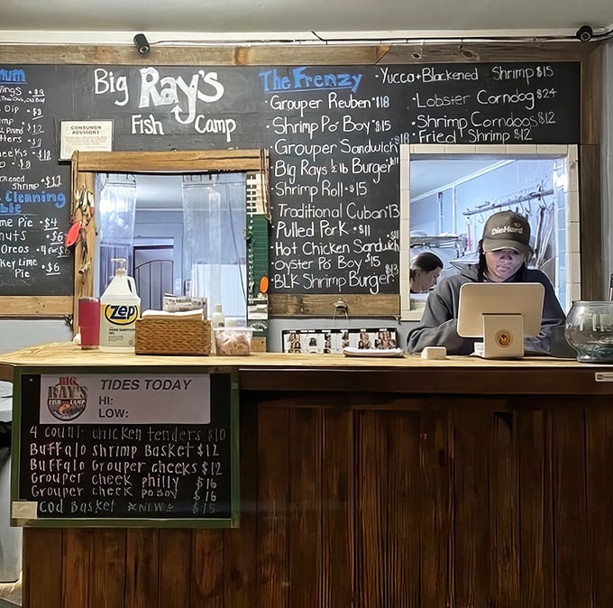 Behind that counter, skilled hands turn fresh catches into the stuff of local legend.
