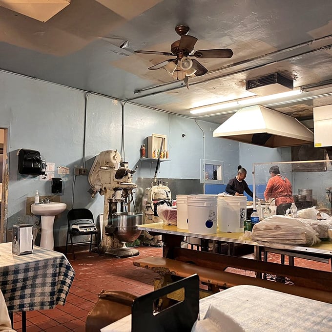 The kitchen at Las Cuatro Milpas isn't designed for show&mdash;it's a workshop where culinary magic happens daily with practiced hands and zero pretension.