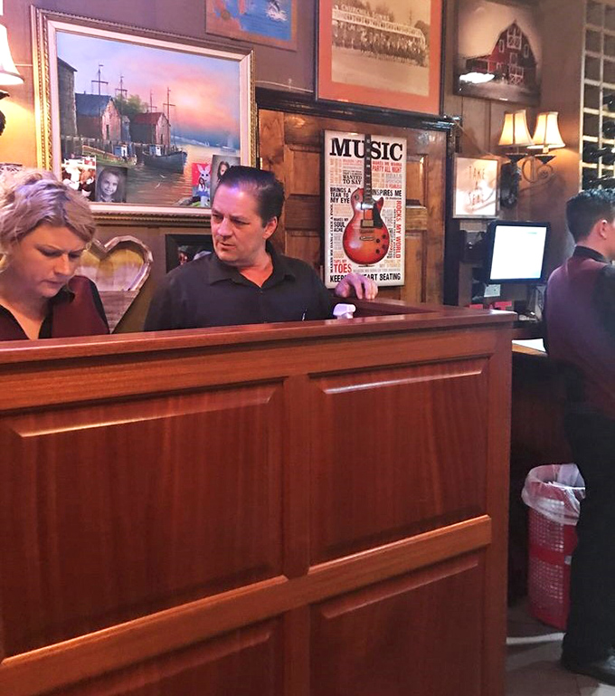 The host stand&mdash;where dreams of prime rib begin and where regulars are greeted like returning heroes.