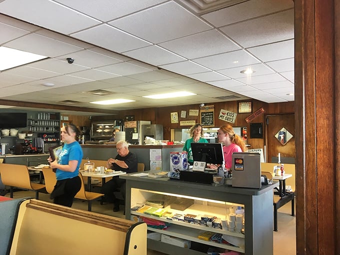 The staff moves with the efficiency of people who could probably serve your "usual" before you even sit down.