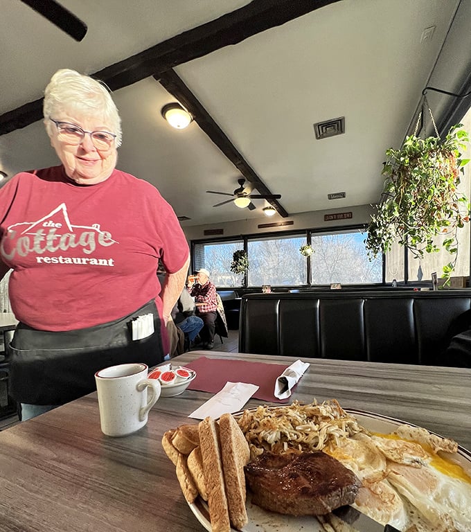 The staff doesn't just serve food&mdash;they serve memories. That smile comes with decades of experience and genuine Pennsylvania hospitality.
