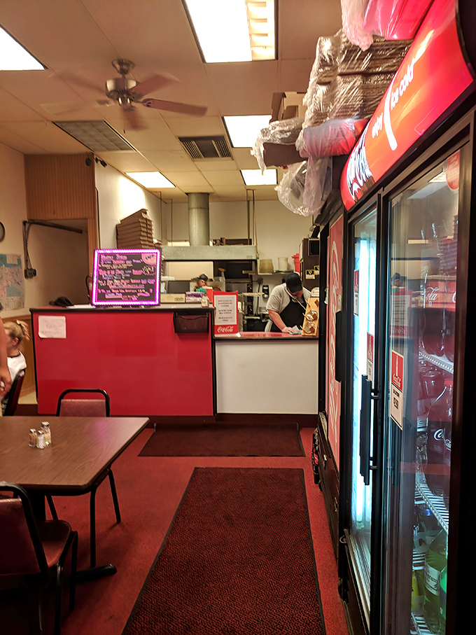 Where the magic happens&mdash;a glimpse into the kitchen where dough becomes dreams and sauce becomes salvation.