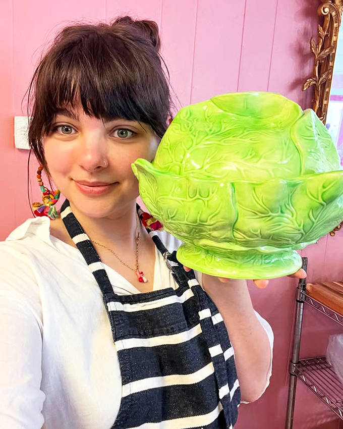 The cabbage-shaped serving dish isn't just cute&mdash;it's a warning that you're about to experience vegetables transformed by generations of Polish grandmothers.