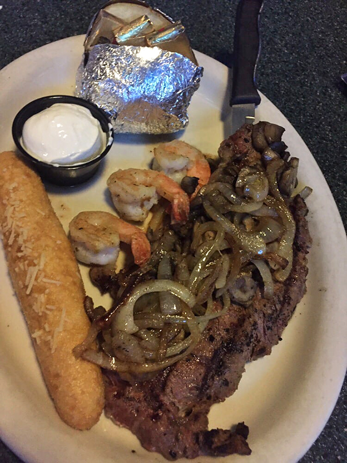 A perfectly cooked steak that proves great beef isn't just found in fancy steakhouses with intimidating wine lists.