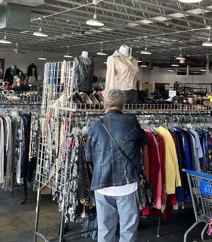 Shoppers navigate the well-organized aisles with the focused determination of archaeologists discovering a new ancient civilization.