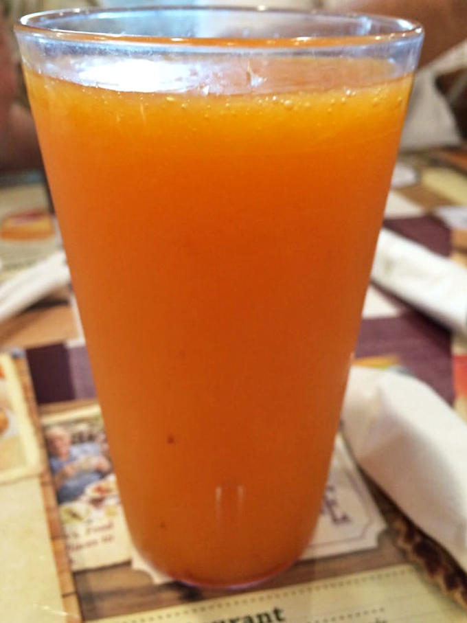 Orange juice so vibrant it looks like liquid sunshine. Florida in a glass, without the humidity or traffic.