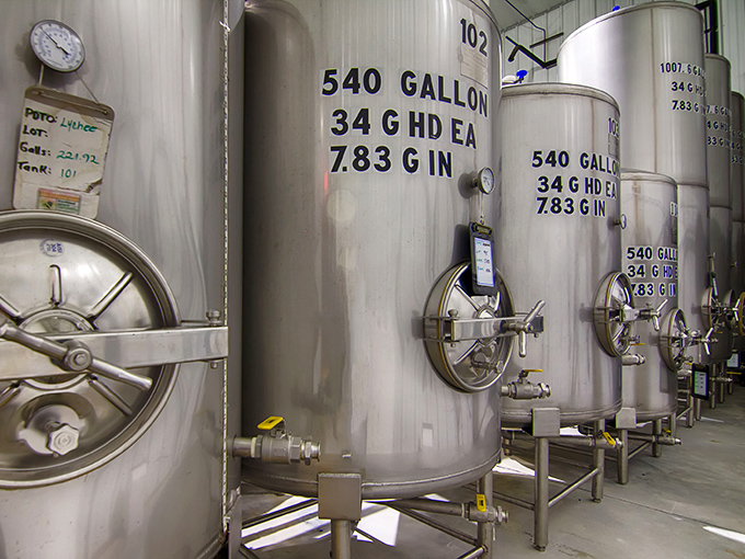 Behind every great wine is a giant metal tank with mysterious numbers. The science of deliciousness happens here, no magic wand required.