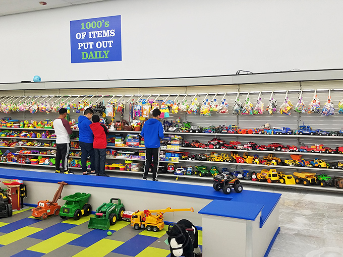 The toy aisle where your inner child and outer adult argue about what constitutes a "necessary" purchase.