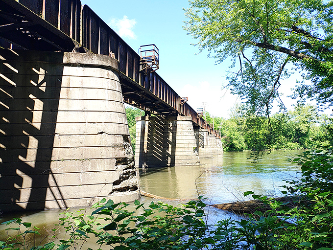 The bridge adds just enough civilization to remind you that lunch is only minutes away.