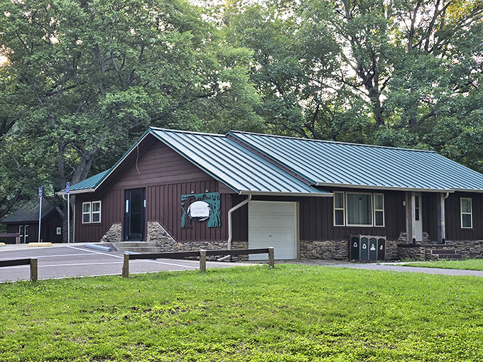 The visitor center blends rustic charm with practical purpose—like a favorite flannel shirt that's both comfortable and functional.