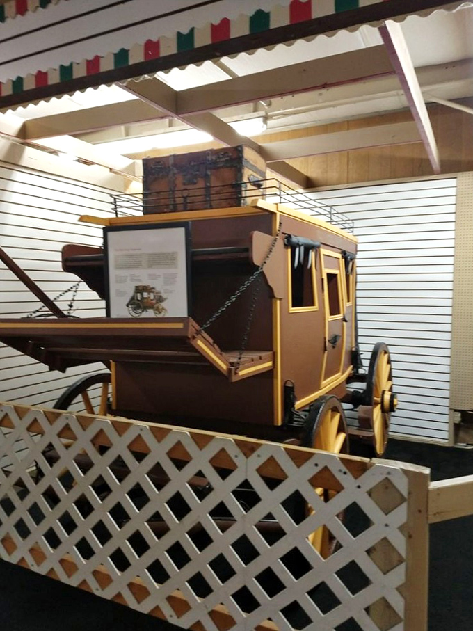 This meticulously crafted stagecoach isn't just a display&mdash;it's a time machine to the Wild West, minus the dysentery and bandit holdups.