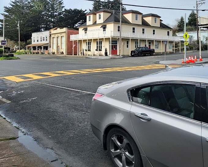 The William Tell House welcomes visitors with classic Western charm. Inside awaits the kind of hospitality that makes strangers feel like regulars.