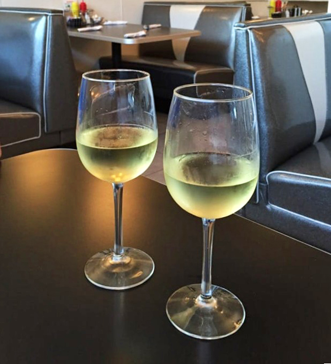 Even the wine service here feels special &ndash; because sometimes breakfast calls for a little extra celebration.