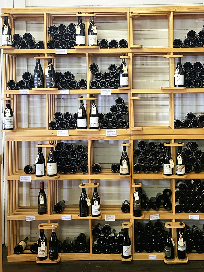 A wine selection curated with the kind of care usually reserved for family heirloom recipes.