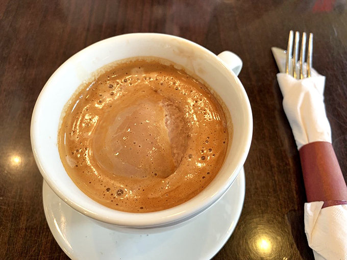 The perfect Italian pick-me-up: espresso with that gorgeous crema that promises to transform your afternoon from ordinary to extraordinary.