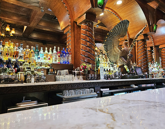 A bar that looks like it was designed by someone who understood that tequila deserves a backdrop as impressive as its flavor profile.