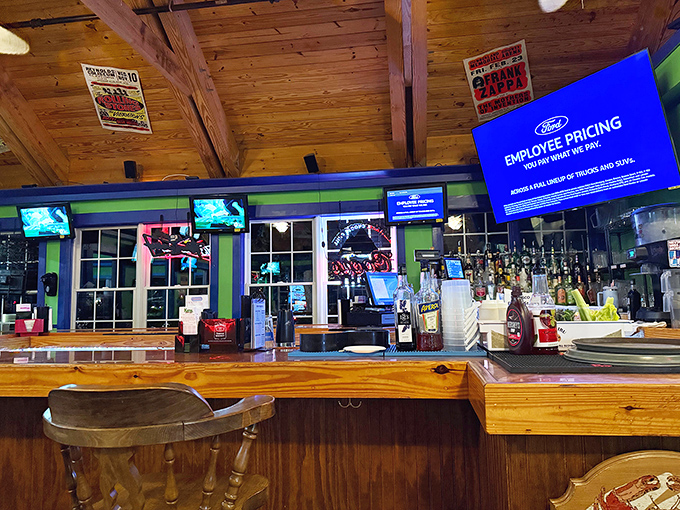 The bar area: where locals perch to share Ocean City gossip and visitors learn where to find the best beach spots. Consider it your seafood social club.
