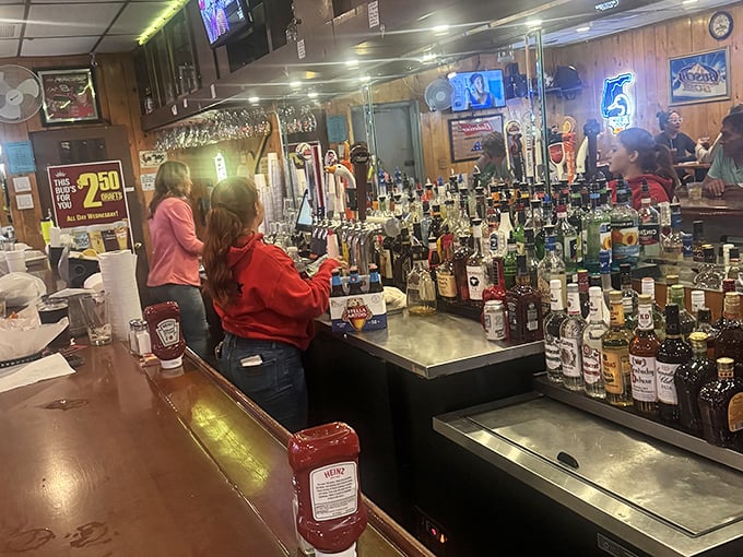 A bar stocked with enough options to make decision paralysis a real concern&mdash;but the bartenders are happy to help.