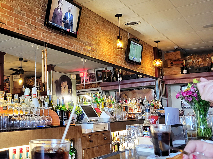 A bar that doesn't need gimmicks&mdash;just good pours and better conversation. The TVs are there, but they're not the main attraction.