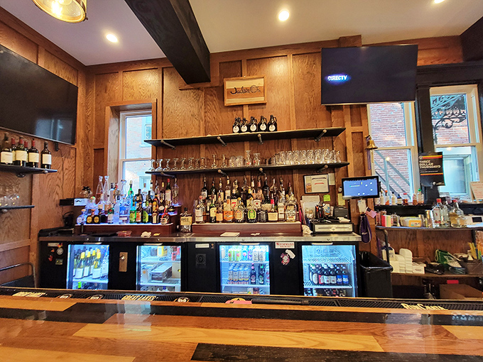 A bar that beckons with the promise of craft cocktails and conversations that flow as smoothly as the drinks.