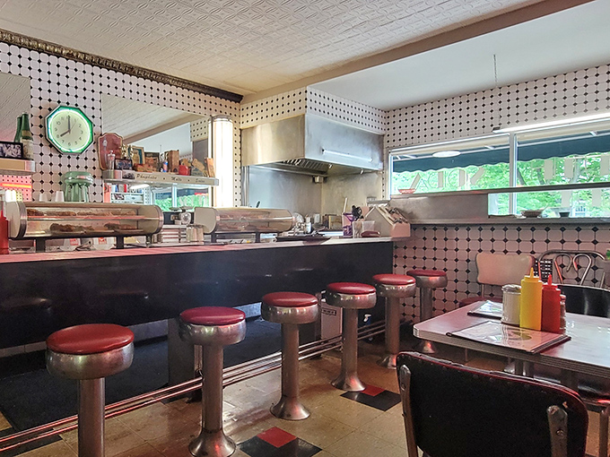 Belly up to the counter where the real action happens&mdash;dinner and a show, diner style.