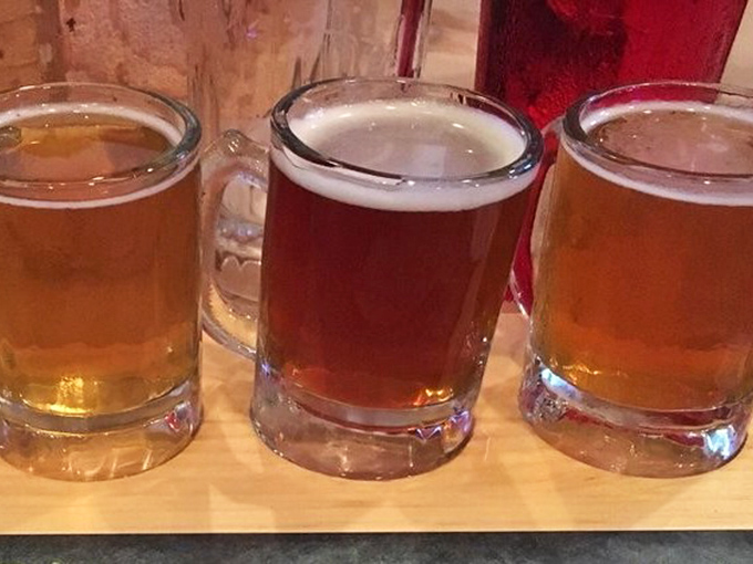 Local brews waiting patiently to wash down whatever oceanic adventure you're about to embark upon.