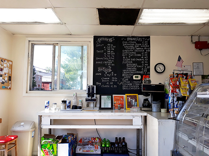 The chalkboard menu&mdash;handwritten with care&mdash;reminds us that in a digital world, some of life's best offerings still come from analog traditions.