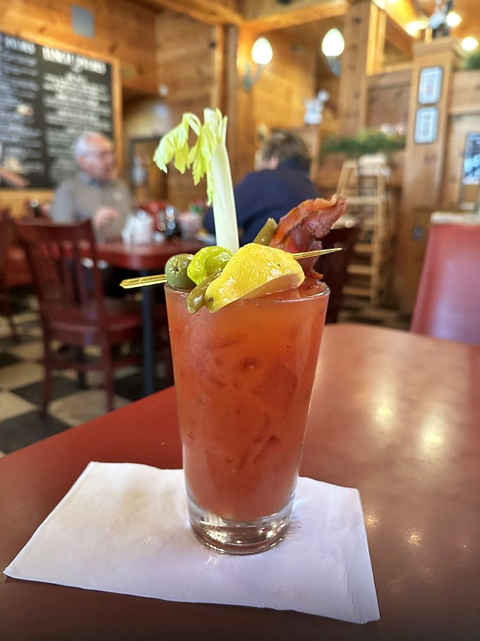 This isn't just a Bloody Mary&mdash;it's a garden in a glass with a bacon exclamation point. Breakfast cocktails are self-care in liquid form.