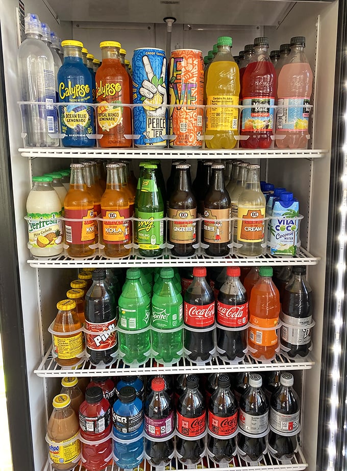 Tropical beverages that complement the bold flavors like a perfect dance partner. Refreshment that transports you straight to island time.