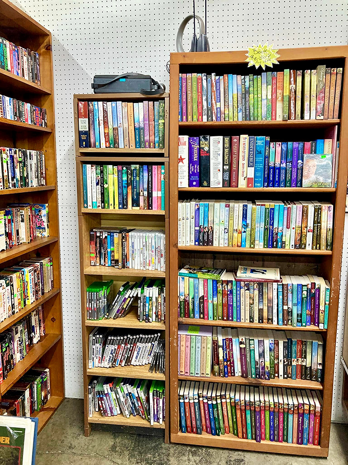 Bookworms can lose themselves for hours here. These shelves don't just hold stories&mdash;they're a literary buffet where you can feast for the price of a fancy coffee.