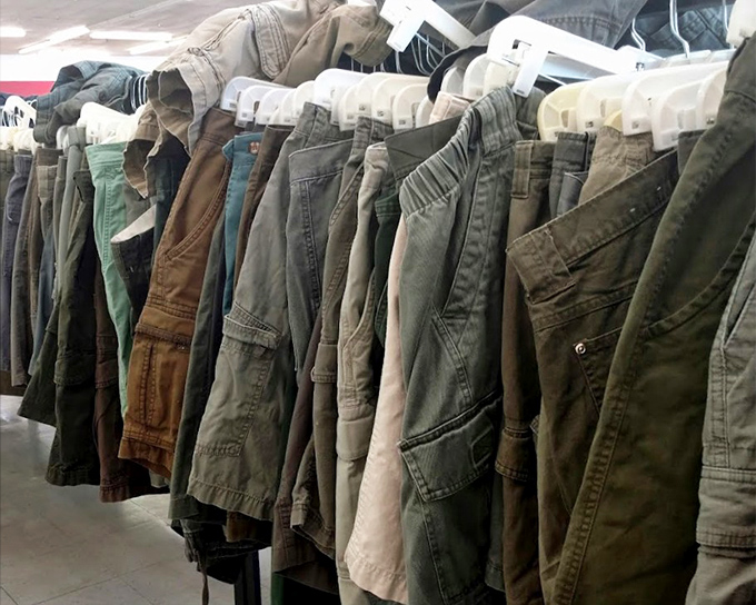 The jacket section&mdash;where military-inspired styles hang like a fashionable regiment ready for deployment to your closet.