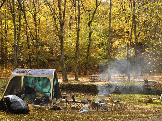 Fall camping at its finest&mdash;golden leaves, smoky campfires, and that perfect chill that makes your sleeping bag feel like luxury.