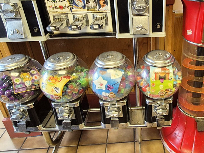 These candy machines aren't just for kids—they're for the kid in all of us who needs something sweet after a salsa-induced endorphin rush.