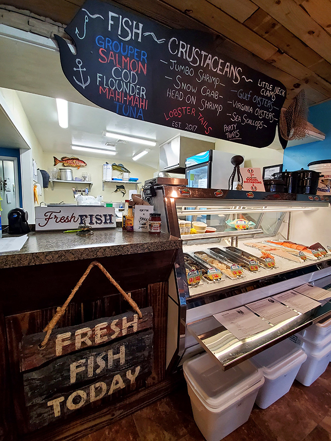 Where the magic happens &ndash; the gateway to seafood heaven, where wallets open willingly and stomachs rumble in anticipation.
