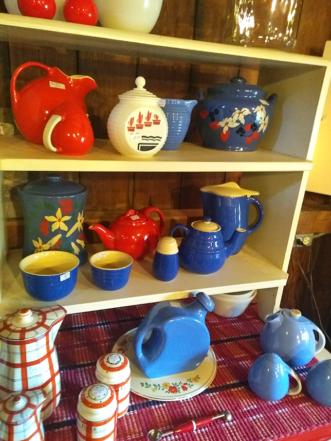 These vibrant ceramic pitchers and teapots aren't just kitchen items&mdash;they're color therapy for your breakfast nook waiting to happen. 