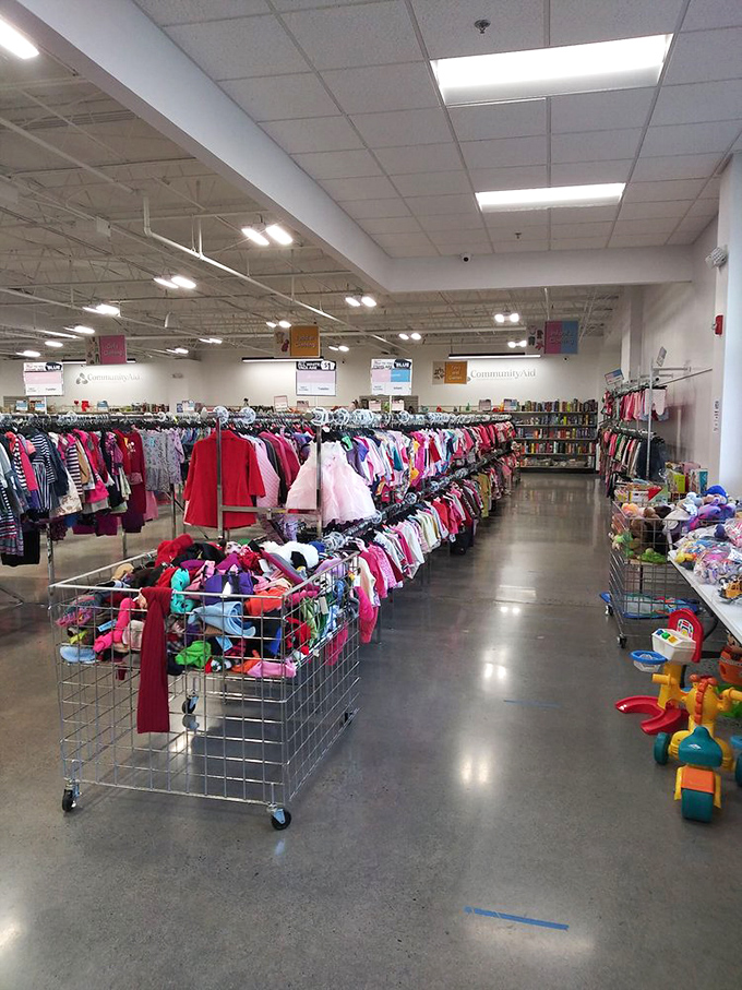 Little fashionistas rejoice! The children's section offers everything from play clothes to party dresses at prices that won't make parents weep.