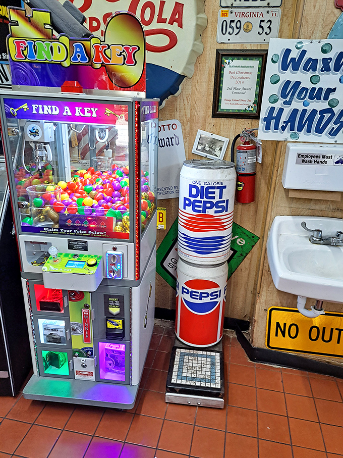Every great food joint needs a claw machine and vintage Pepsi memorabilia. It's not just decoration&mdash;it's proof you've found somewhere authentically American.