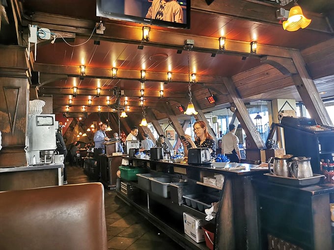 Pull up a stool at this classic counter where conversations flow as freely as coffee.