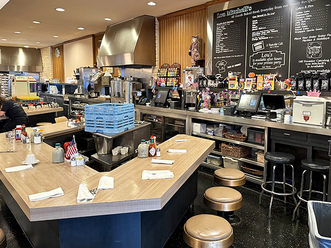 The counter isn't just where orders are placed&mdash;it's command central, where coffee flows freely and regulars exchange the secret handshake of neighborhood belonging.