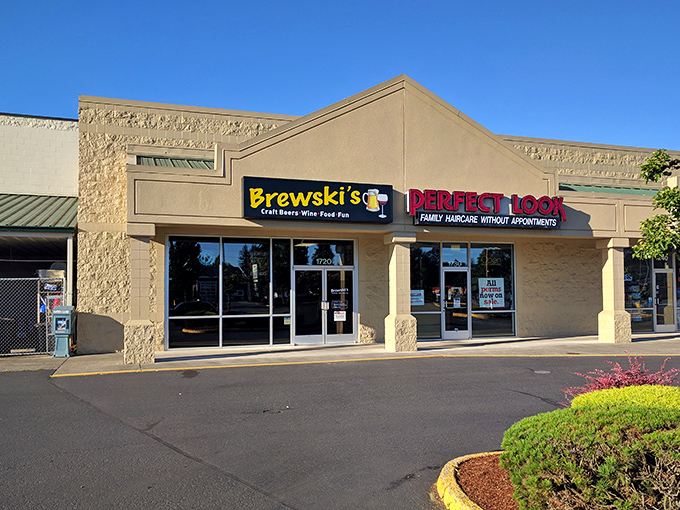 Craft beer served without pretension, where "hoppy" is a flavor, not a personality trait.