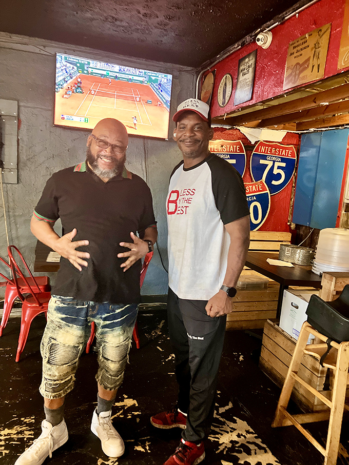 The universal language of BBQ brings people together. That satisfied smile says what words cannot.